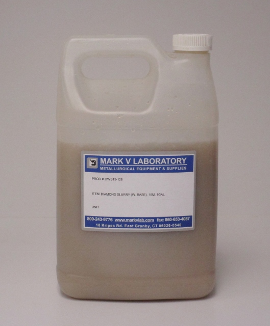 Mark V lab - DIAMOND SLURRY (W. BASE), 15 MICRON, 1 GAL.
